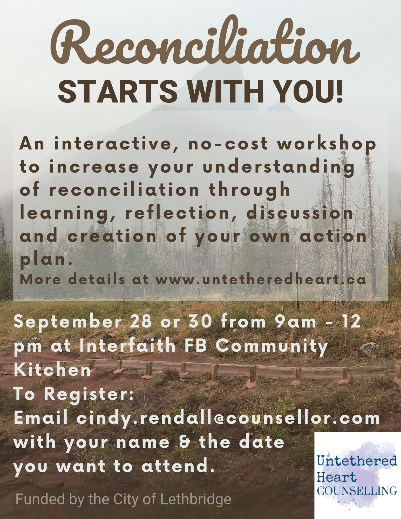 Reconciliation Starts with You! - Untethered Heart Counselling